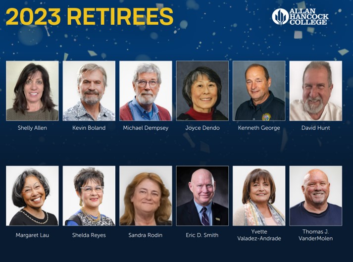 Hancock Honors 12 Retiring Faculty